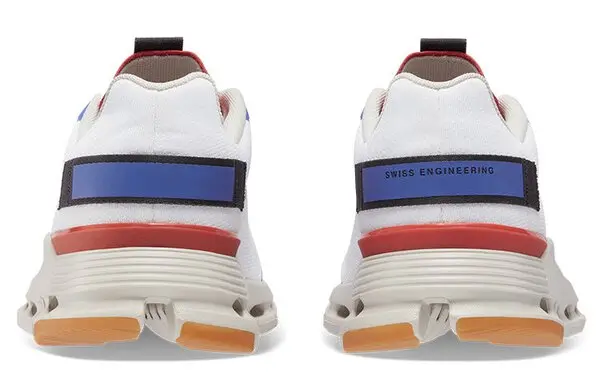 On Cloudnova Form Sneakers - White/rust