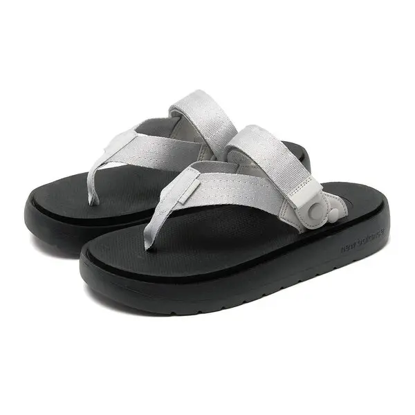 NEW BALANCE N-flip Sandals - Silver/black