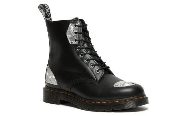 Dr. Martens 1460 Combat Boots With Metal Detailing