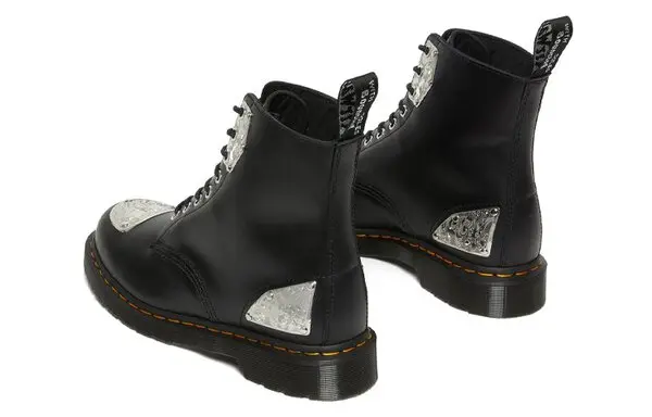 Dr. Martens 1460 Combat Boots With Metal Detailing