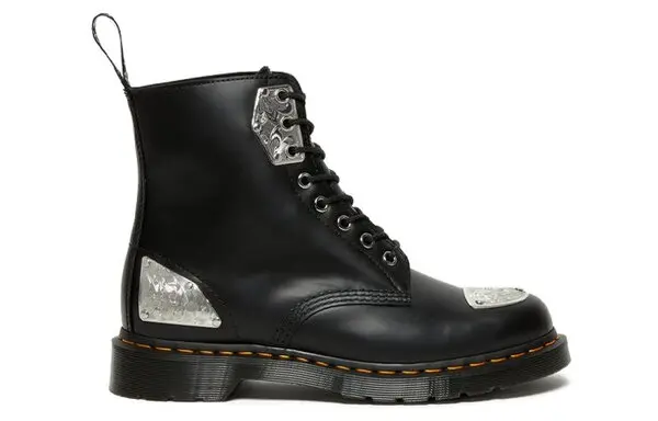 Dr. Martens 1460 Combat Boots With Metal Detailing
