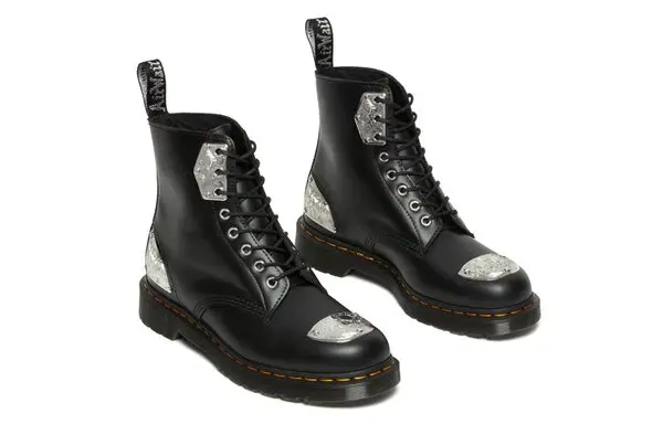 Dr. Martens 1460 Combat Boots With Metal Detailing