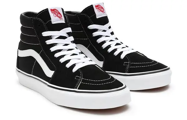 VANS Sk8-hi High Top Sneakers - Black/white