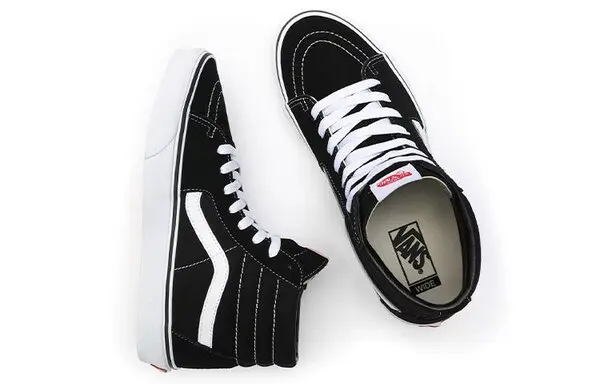 VANS Sk8-hi High Top Sneakers - Black/white