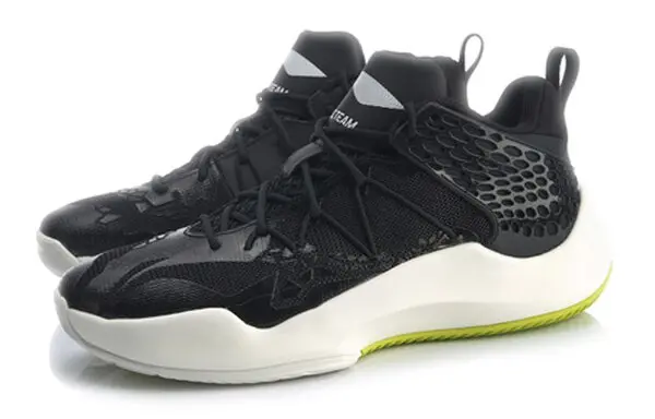 LI-NING Sonic Team Mid Basketball Sneakers - Black