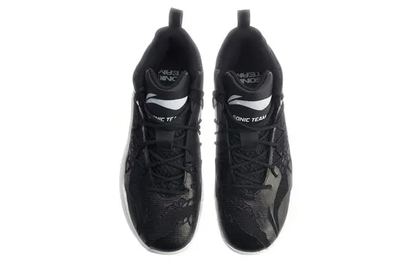 LI-NING Sonic Team Mid Basketball Sneakers - Black