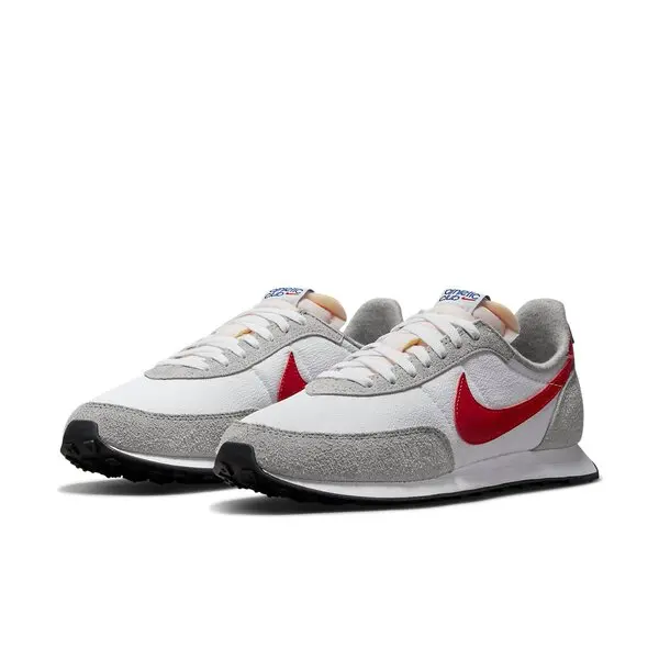 Nike Waffle Trainer 2 Athletic Sneakers - Grey/red