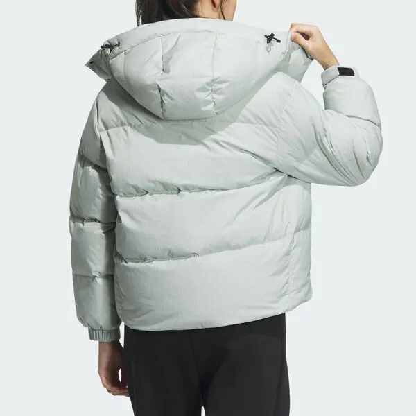 Adidas Puffy Down Jacket With Hood
