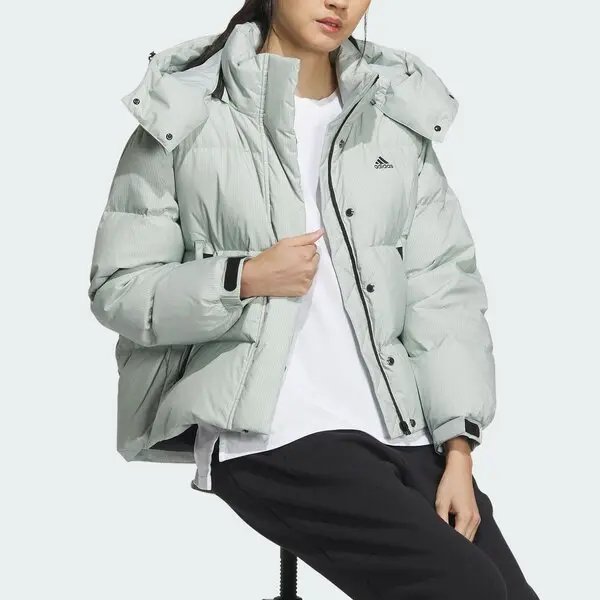 Adidas Puffy Down Jacket With Hood