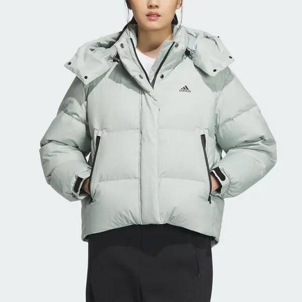 Adidas Puffy Down Jacket With Hood