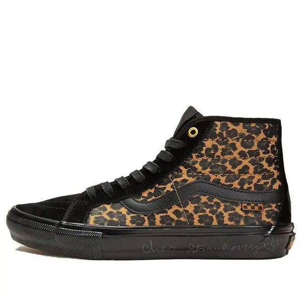 VANS Cher Strauberry X Skate Sk8-hi Decon "cheetah" High Top Sneakers