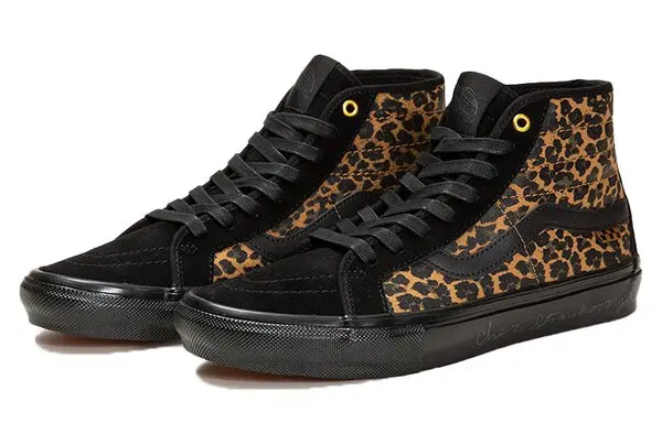 VANS Cher Strauberry X Skate Sk8-hi Decon "cheetah" High Top Sneakers