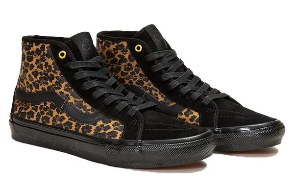 VANS Cher Strauberry X Skate Sk8-hi Decon "cheetah" High Top Sneakers