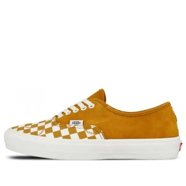 VANS Og Authentic Lx 'buckthorn Checkerboard Toe' Sneakers - Brown