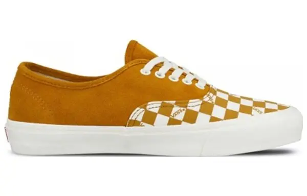 VANS Og Authentic Lx 'buckthorn Checkerboard Toe' Sneakers - Brown