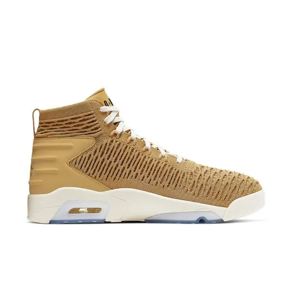 JORDAN Flyknit Elevation 23 High Top Sneakers - Wheat