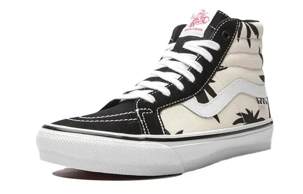VANS Skate Sk8-hi Reissue 'grosso 88 Black Palms' High Top Sneakers - Black/white