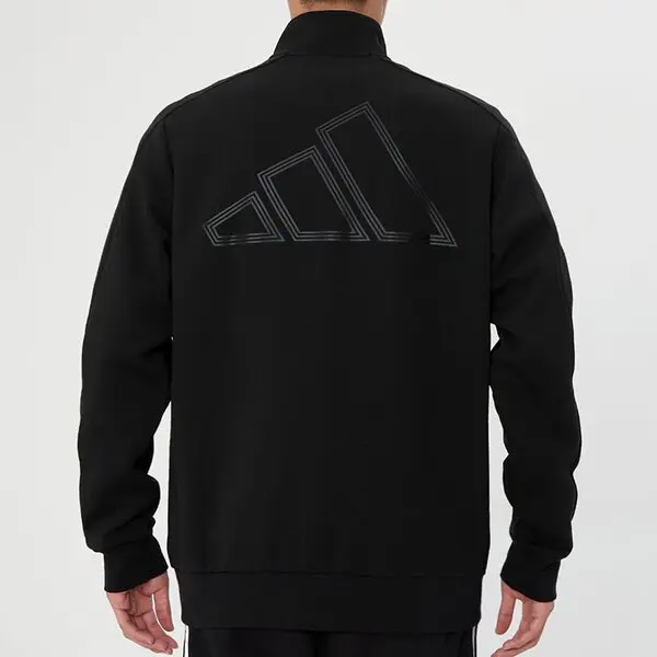 Adidas Track Jacket With Logo And Stripes