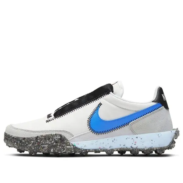 Nike Waffle Racer Crater Sneakers - Black/white/blue