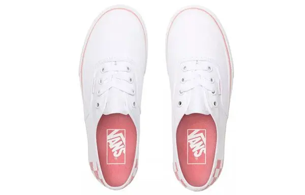 VANS Authentic Platform 2.0 Sneakers - White/pink