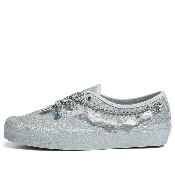 VANS Authentic Glitter Embellished Sneakers - Gray