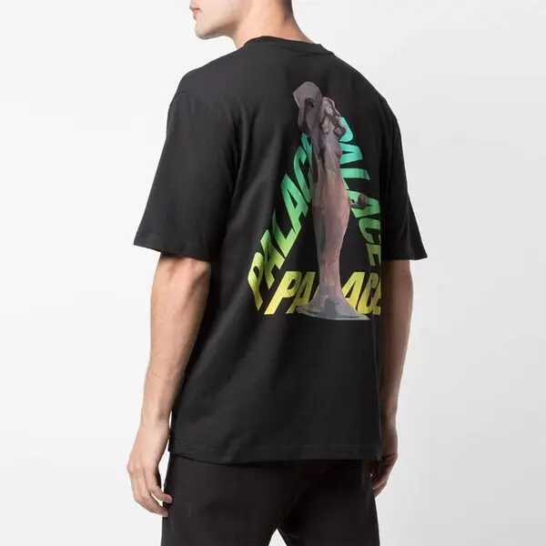 PALACE Rolls P3 Back Logo Gradient Triangle Short Sleeve T-shirt - Black