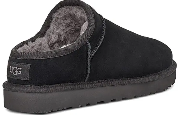 UGG Fleece Lined Classic Slippers - Black