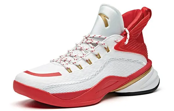 ANTA Ufo 2 High-top Sneakers - White/red