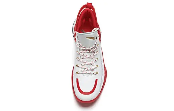 ANTA Ufo 2 High-top Sneakers - White/red
