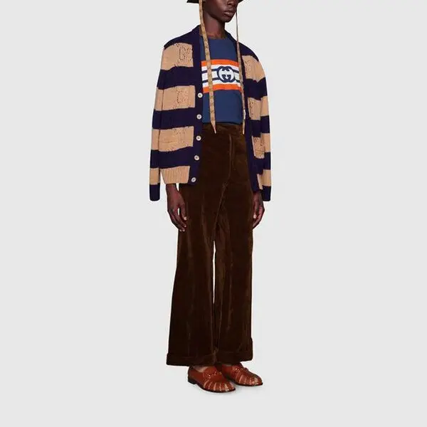 Gucci Interlocking G Stripe Print T-shirt