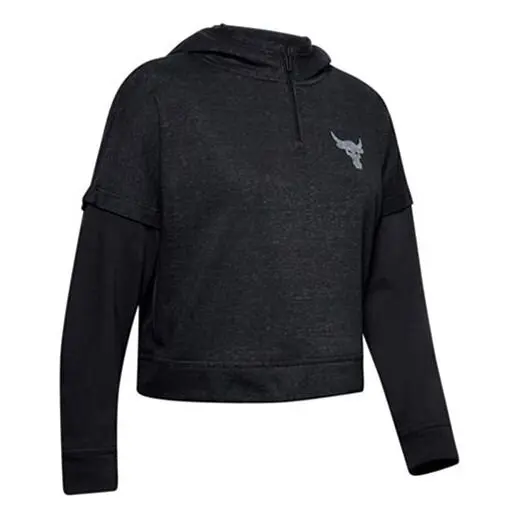 Under Armour Project Rock Terry Hoodie - Black