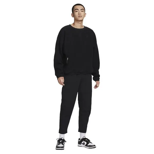 Nike Club Fleece Winterized Crew - Black
