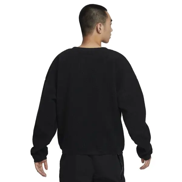 Nike Club Fleece Winterized Crew - Black