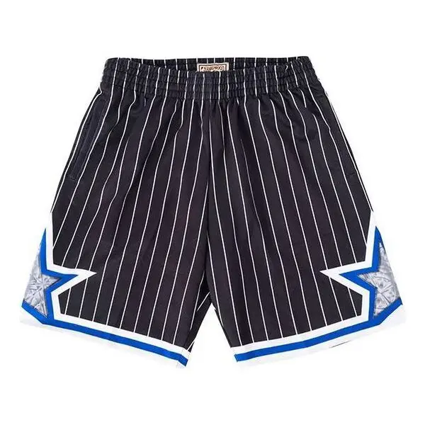 Mitchell & Ness 75th Anniversary Orlando Magic Nba Swingman Shorts - Black/blue/white