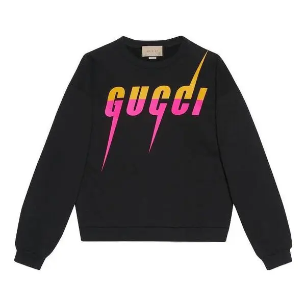 Gucci Cotton Jersey Sweatshirt With Blade Print