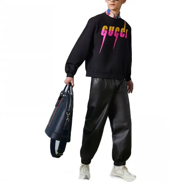 Gucci Cotton Jersey Sweatshirt With Blade Print