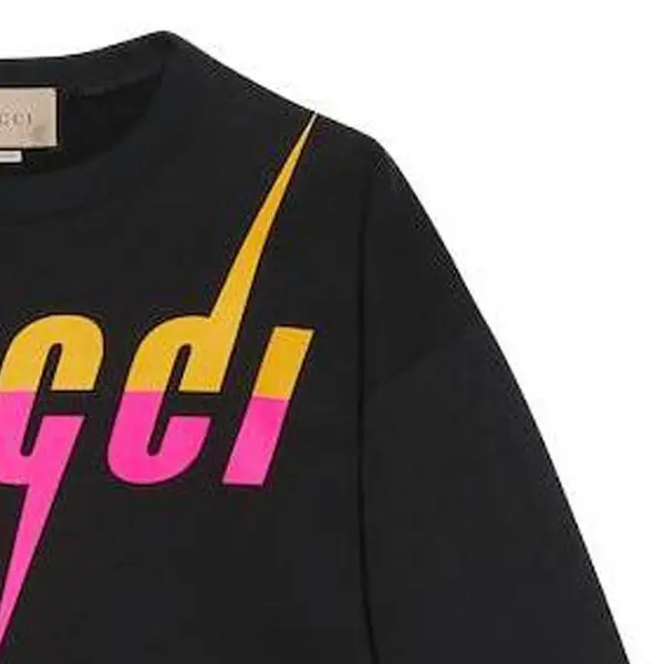 Gucci Cotton Jersey Sweatshirt With Blade Print