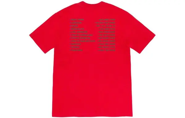 Supreme Fw19 Week 1 New Shit Tee Alphabet Logo Short Sleeve