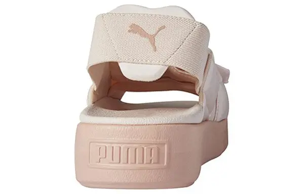PUMA Platform Slide Sandals With Bow Detailing
