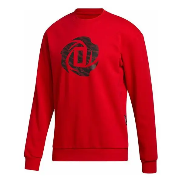 Adidas Derrick Rose Basketball Crewneck Sweatshirt - Red