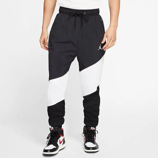 JORDAN Wings Diamond Woven Sports Colorblock Sports Long Pants