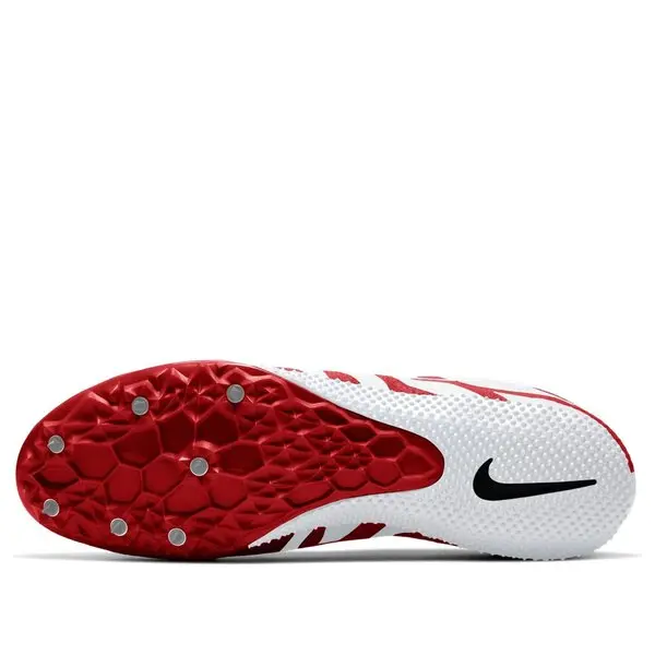 Nike Zoom Rival S 9 Track Spikes - White/red