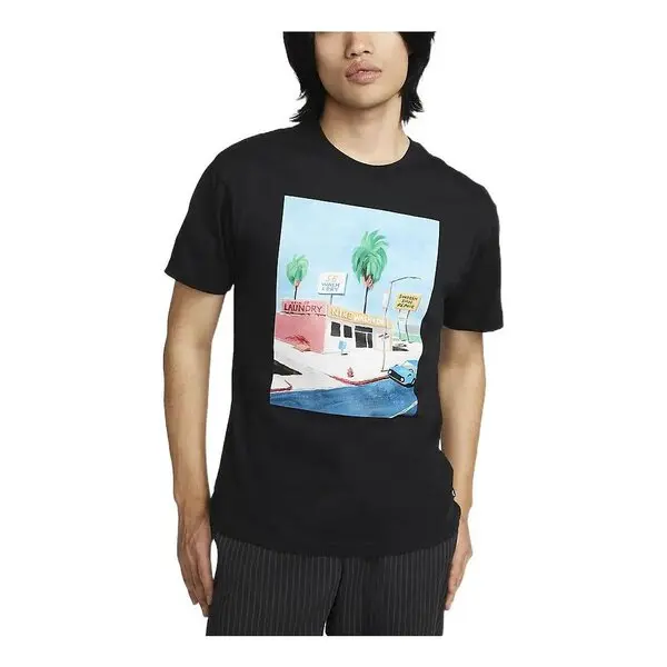 Nike Skateboard Landscape Graphic T-shirt - Multi-color