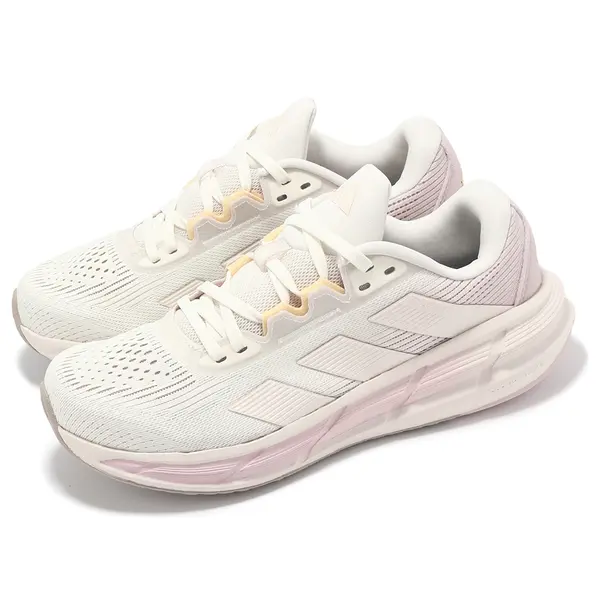 Adidas Questar 3 Athletic Sneakers - White/pink