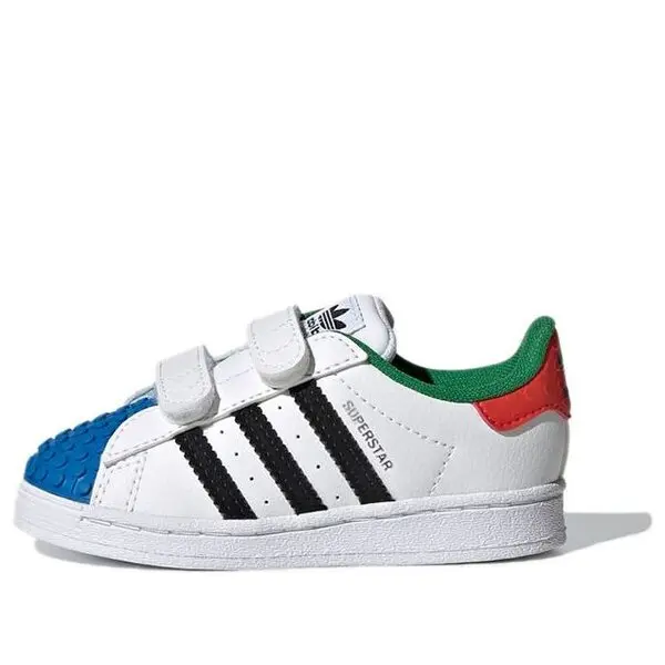 Adidas X Lego Superstar Cf I - White/black/blue
