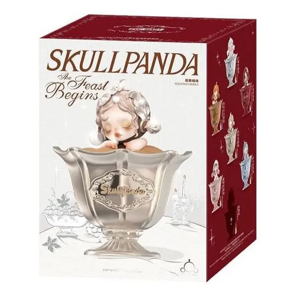 POP MART Skullpanda The Feast Begins Series Scented Candle Blind Box - Multi-color