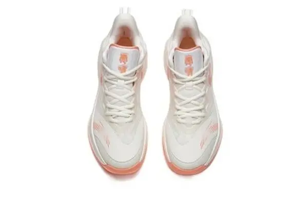 ANTA Tiger Roar High Top Sneakers - White/pink