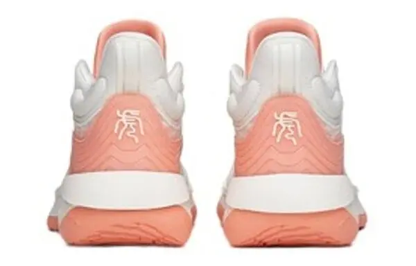 ANTA Tiger Roar High Top Sneakers - White/pink