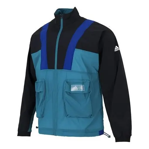 Adidas St Ltwind Wvjk Colorblock Zip Up Jacket - Multi-color