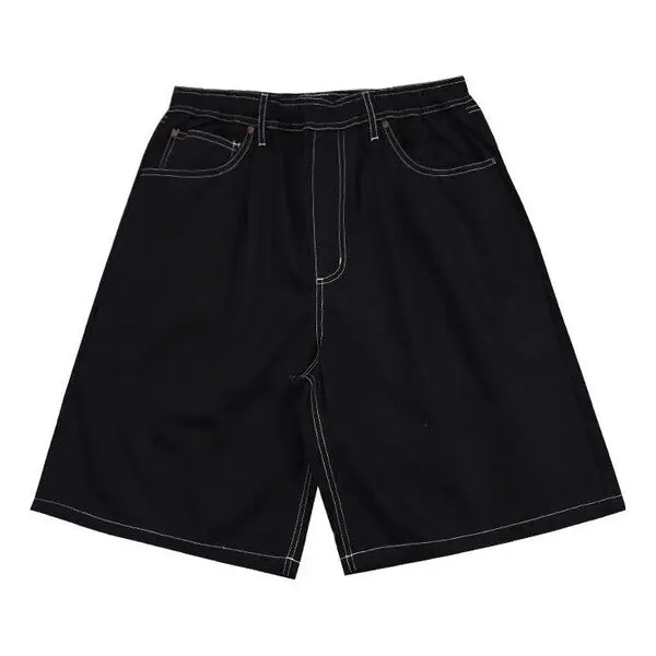 CONVERSE 5-pocket Baggy Shorts - Black